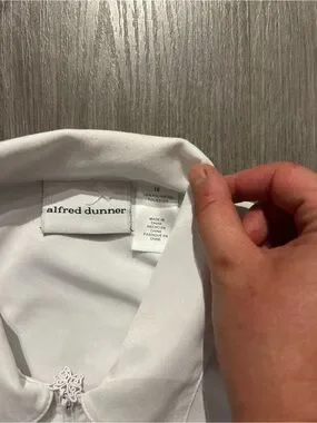 Alfred Dunner | Jackets & Coats | Alfred Dunner White Kids Embroidered ...